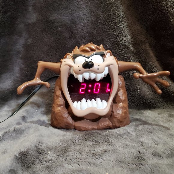 Other | Vintage 9s Tazmanian Devil Warner Bros Alarm Clock | Poshmark